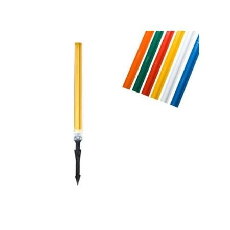 FlexStake Flat Ground Mount Post with 3M Reflective Tape.