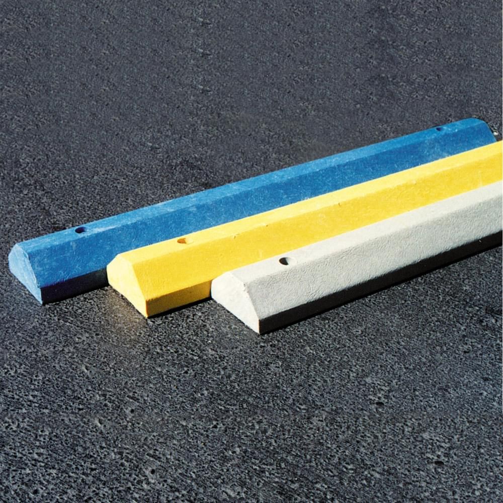 Plastic Parking Stops - 6 Foot Long Recycled - ParkingZone