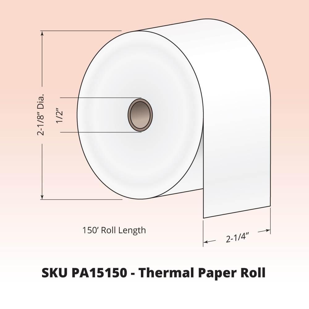 Amano Pay On Foot Thermal Paper Roll – ParkingZone