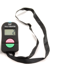 Black Handheld Electronic Traffic Tally Counter - ParkingZone